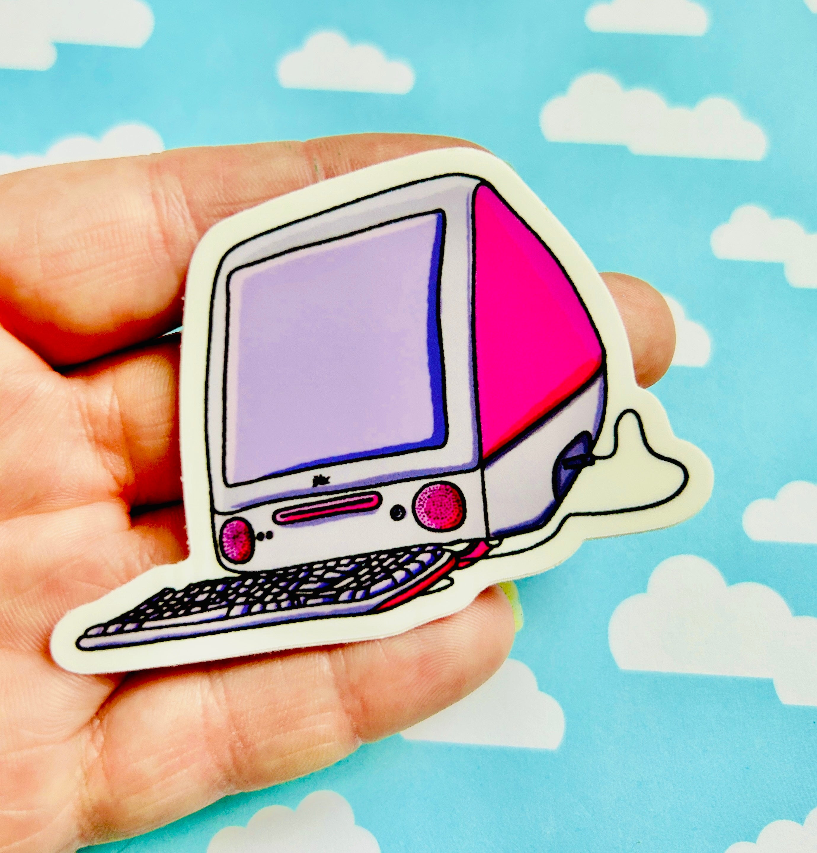 Y2K Computer Sticker Craft Supply DIY Sticker Y2K Aesthetic Fun Sticker ...